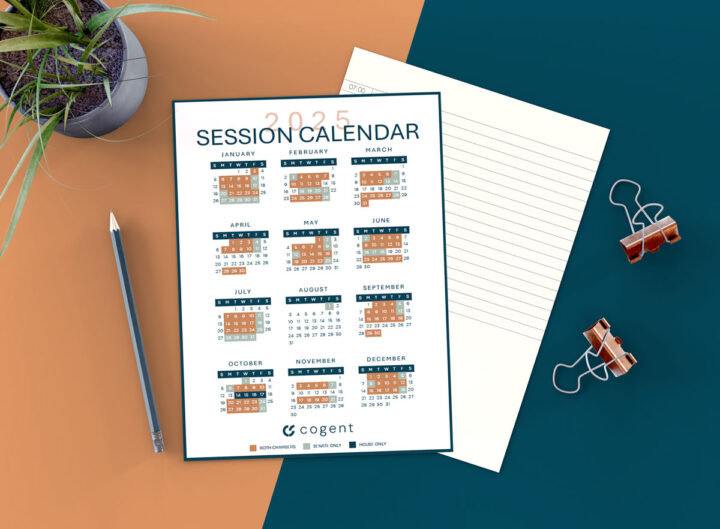 2025 Congressional Calendar – Cogent Strategies