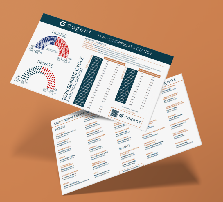 Guide to the 119th Congress – Cogent Strategies